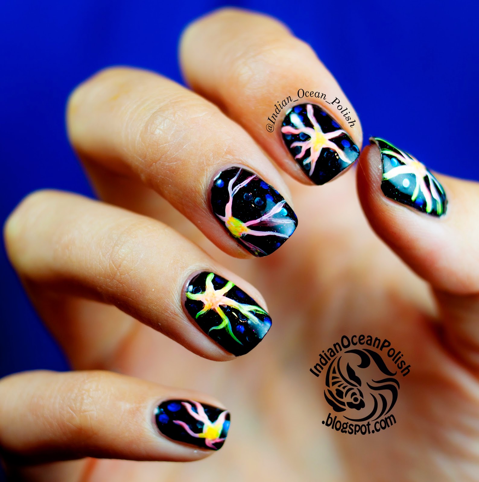 Indian Ocean Polish: Langerhans Cells Inspired Nail Art: Nail Art Ideas ...