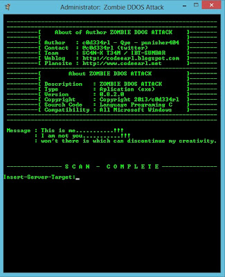 Zombie DDOS Attack New !! ~ RAY-SOFTWARE