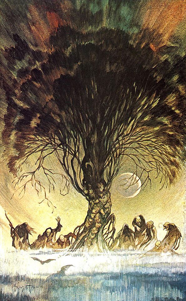 Incredible Artwork By Legendary Fantasy Artist Frank Frazetta | Grasspeople