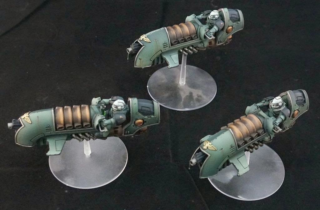 40k Hobby Blog: Sons of Horus Scimitar Jet Bikes