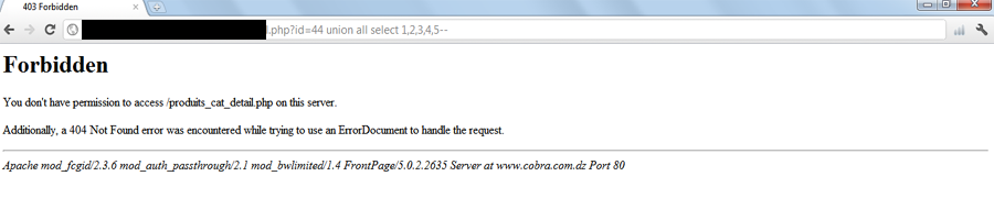 SQL Injection Part 5 – Bypassing WAF-阿里云开发者社区