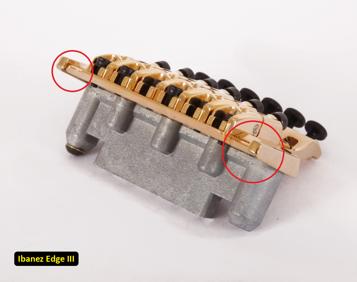 Membaiki alatan muzik : The double locking tremolo two points