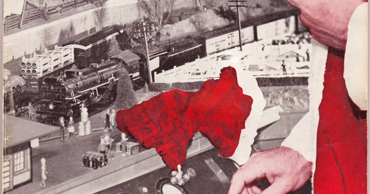 Papergreat: Santa on cover of the December 1949 issue of Model Railroader