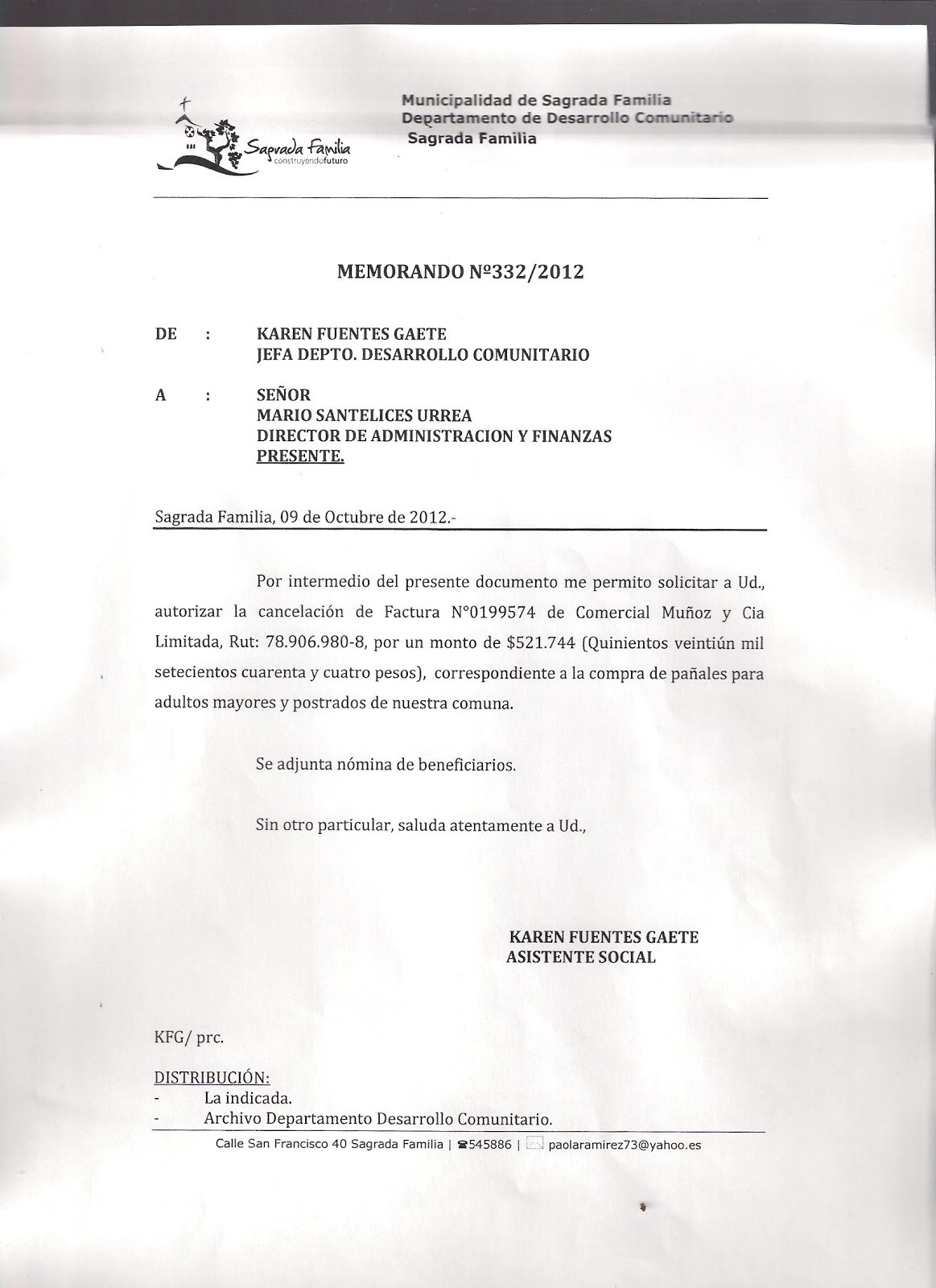 Memorandum Meaning
