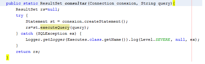 Programación Utez Executequery O Executeupdate