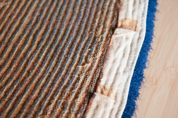 heygreenie: Vintage 60's LARGE Hand Hooked 80"ROUND RUG Blues/Greens ...