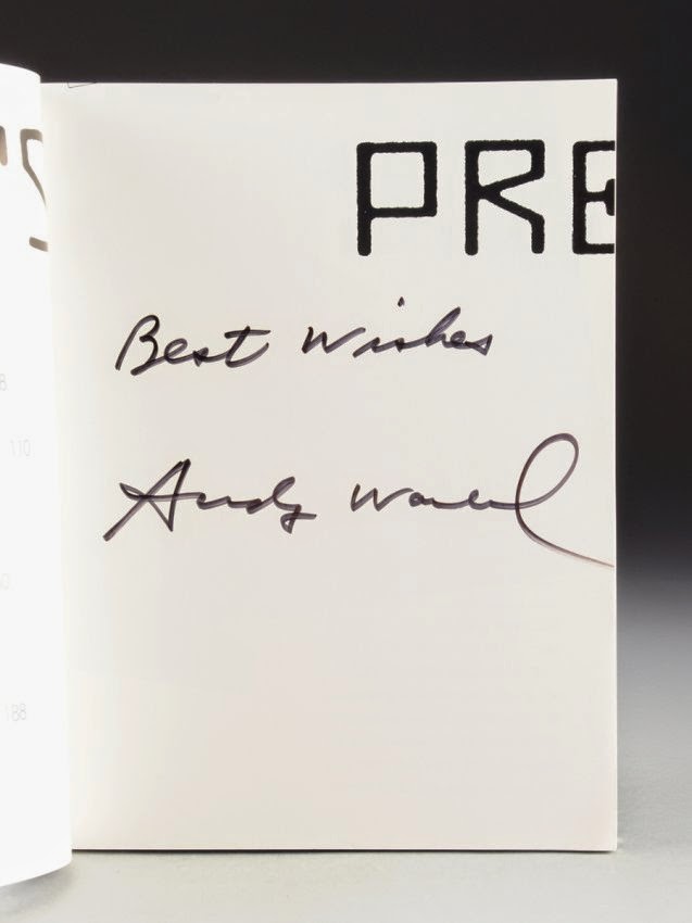 The End of History: Andy Warhol Signed Book #2