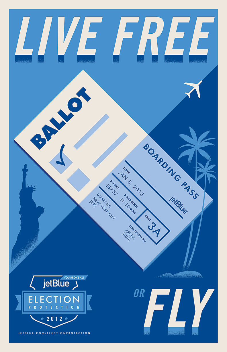 Flyer Goodness: "Live Free or Fly" Posters