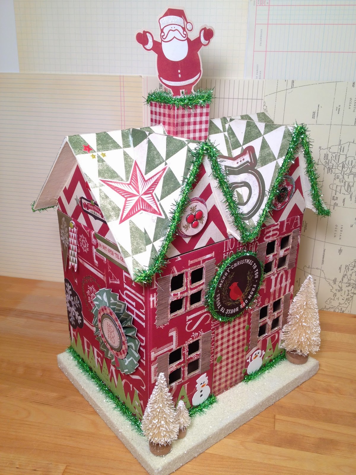 Beth Watson Design Studio: Christmas House Tutorial
