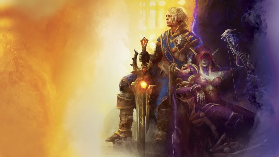 Anduin Wrynn, Sylvanas Windrunner, WoW, 4K, #4.456 Wallpaper