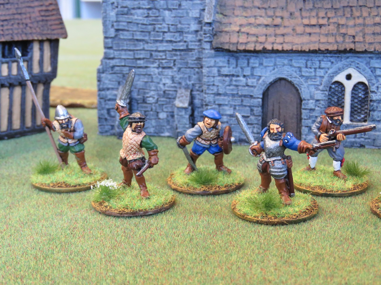Dispatches from the Mess: Border Reivers in 28mm