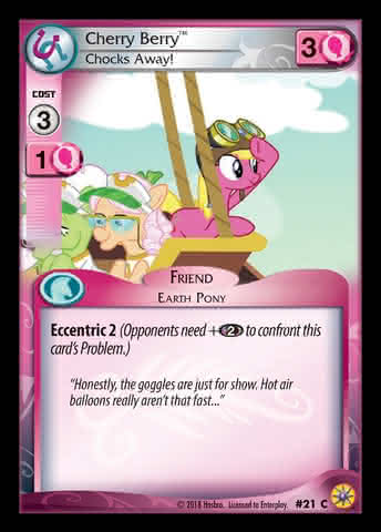 MLP Cherry Berry, Chocks Away! CCG Cards | MLP Merch