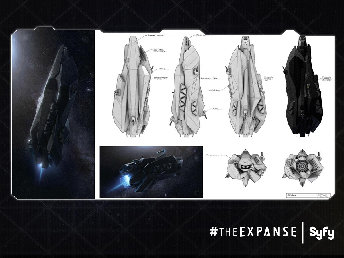 Starship size comparison chart - Speciale The Expanse, serie syfy ...