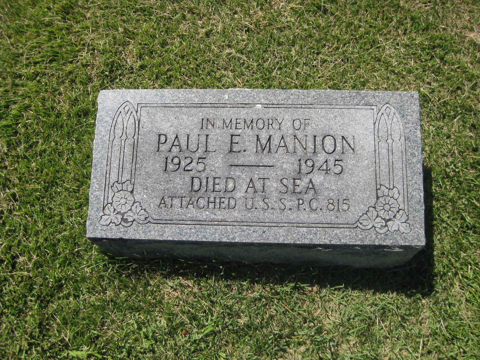 Bethlehem Baptist: Manion and McKay Grave Stones