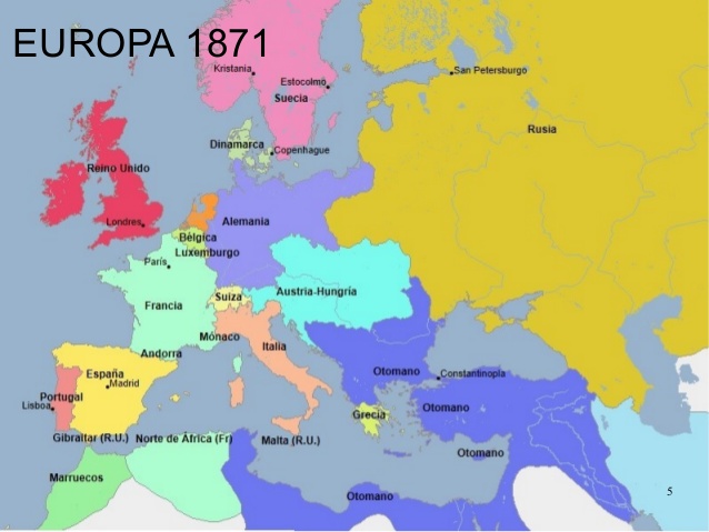 Mapa Del Imperio Aleman 1914