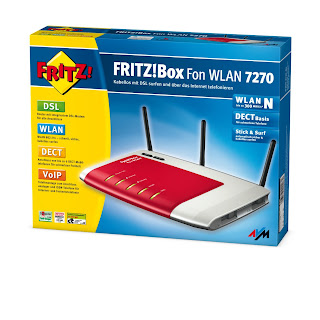 AVM FRITZ WLAN Repeater: AVM FRITZ!Box 7270 Wlan Router (ADSL, 300 Mbit ...