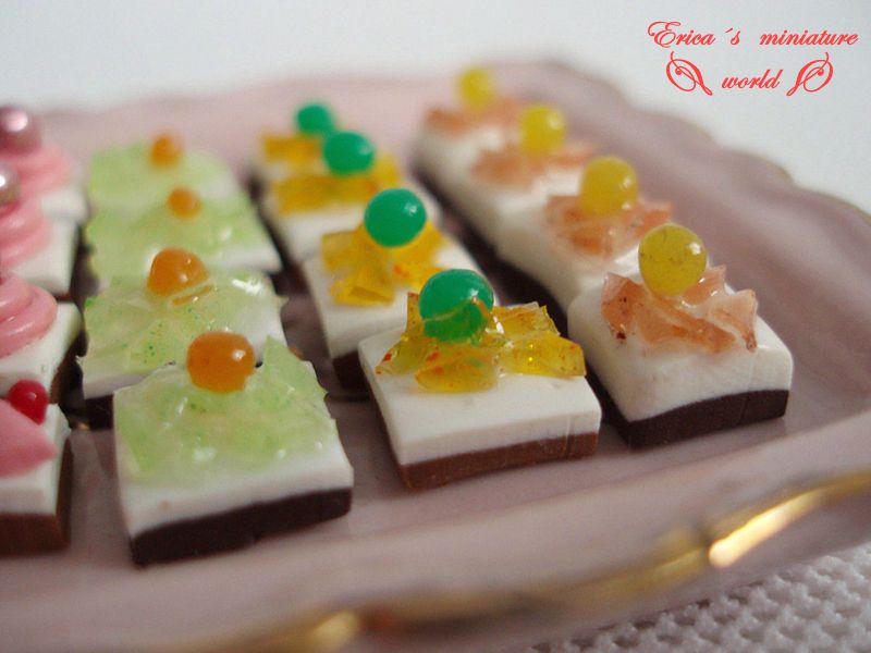 Erica´s miniature world: Mini zákusky (Mini desserts)