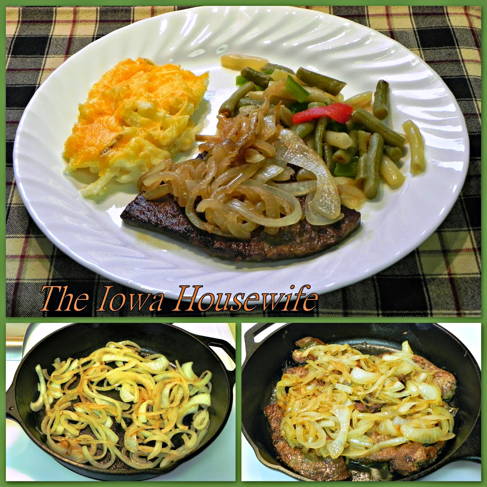 The Iowa Housewife: Family Favorites...Baby Beef Liver and Onions