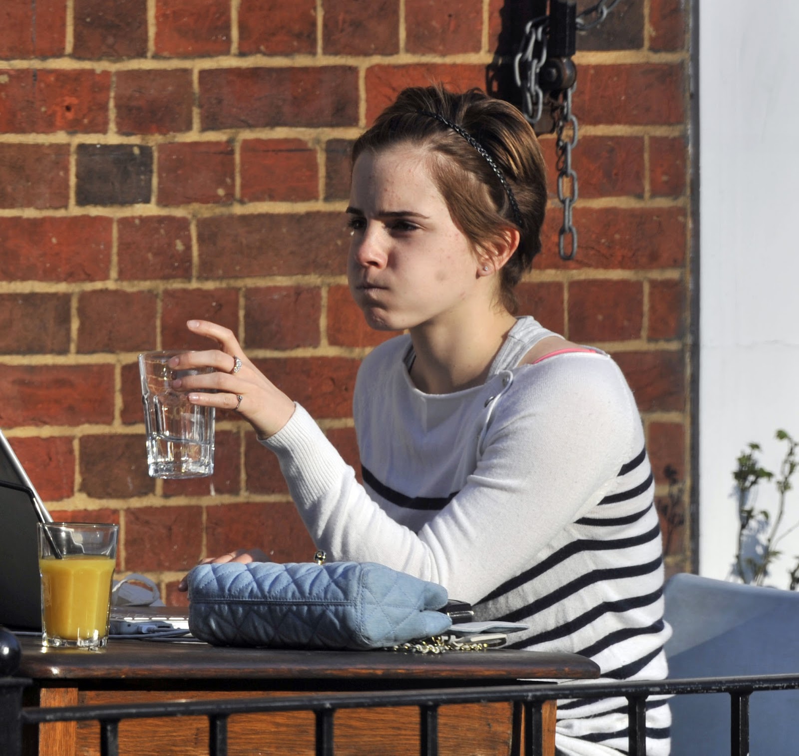Celebs eating: Emma Watson