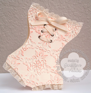 Kell Belle Studio: Paper Couture: Lacy Paper Corset