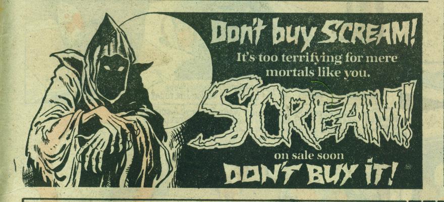 The Horror Hotel: Macabre Memories : Scream Comic-Back from the Depths!!
