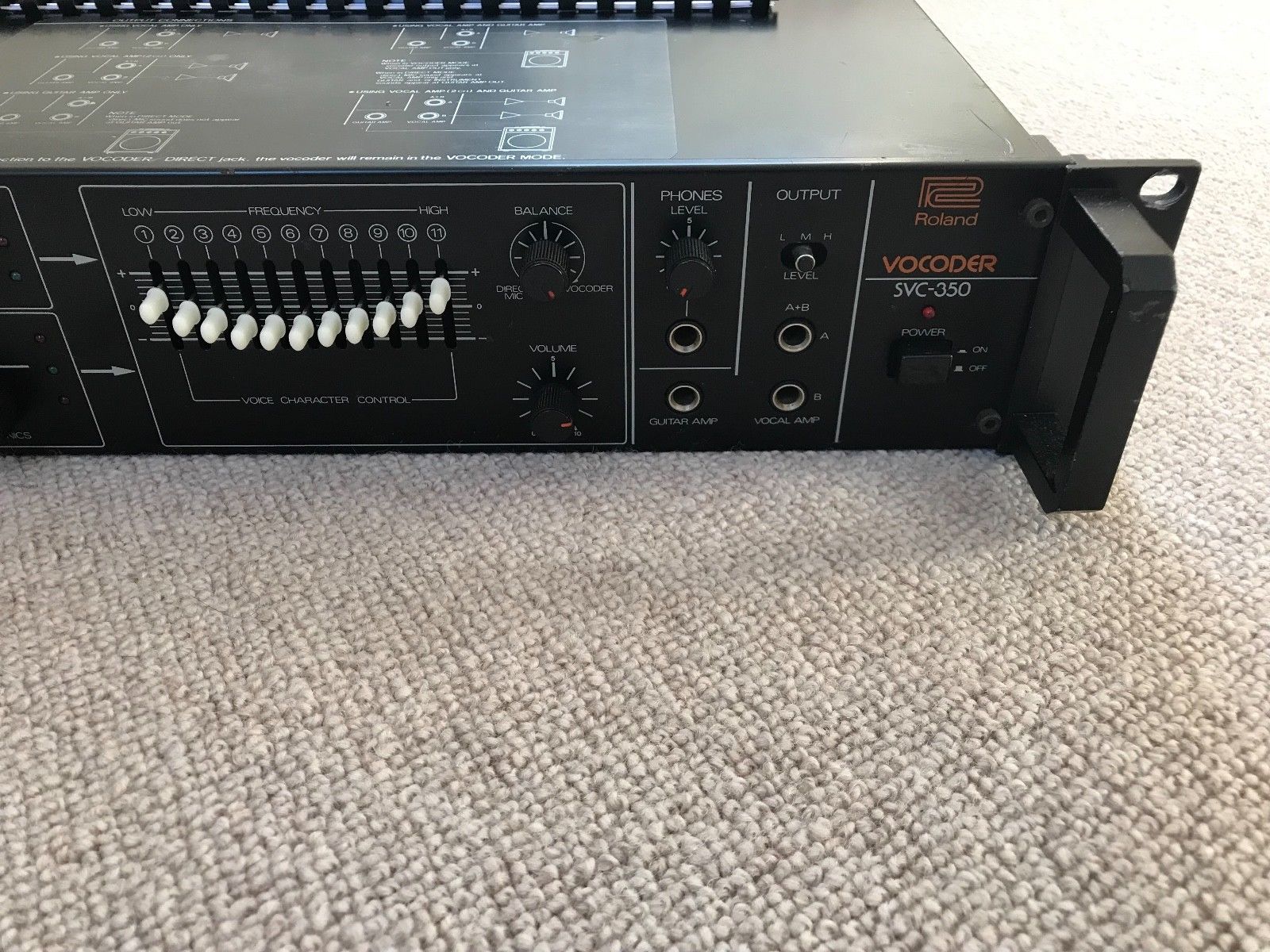 MATRIXSYNTH: ROLAND SVC-350 VINTAGE VOCODER SYNTHESIZER