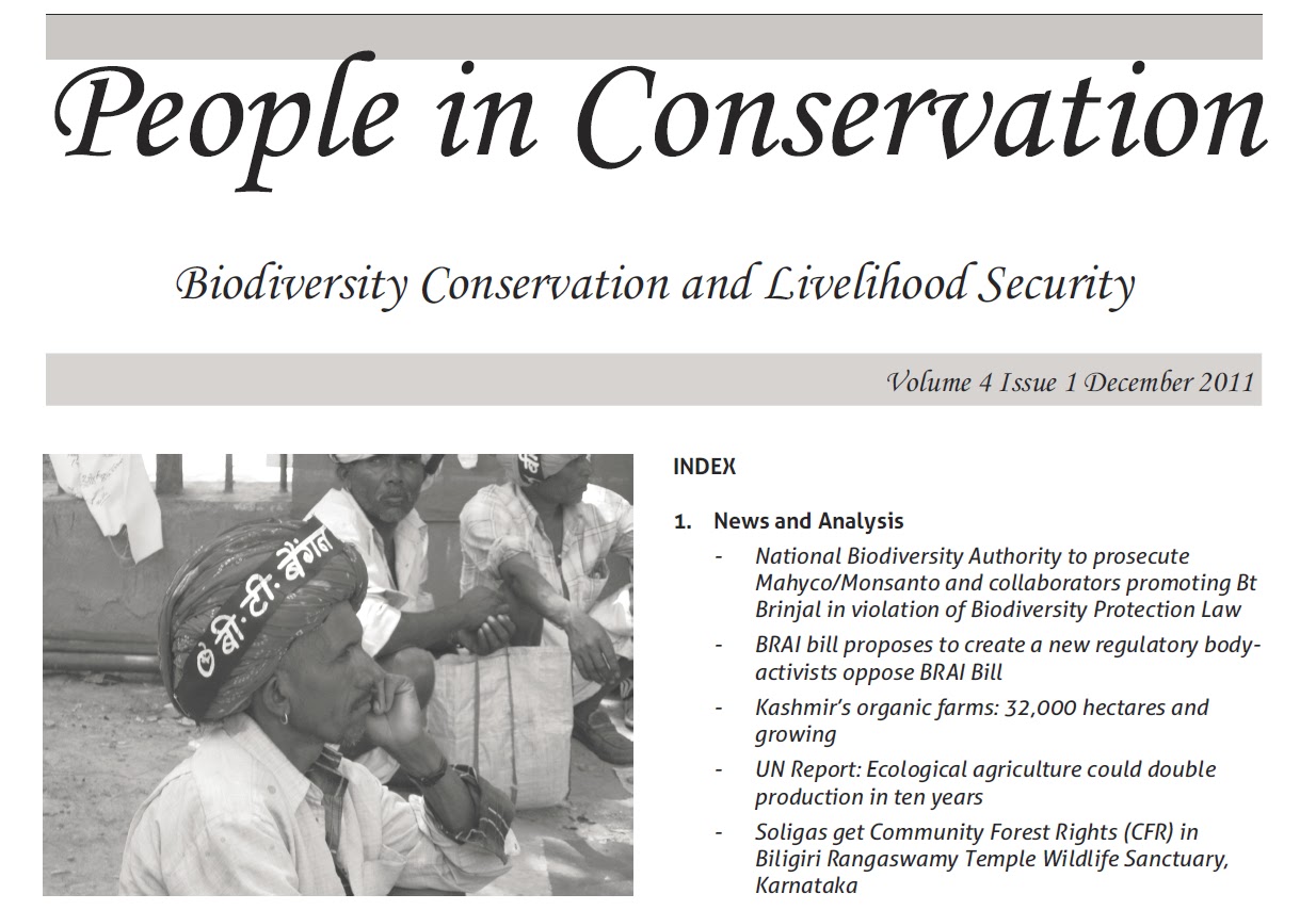 NATURAL JUSTICE: Kalpavriksh Newsletter on Biodiversity and Livelihoods