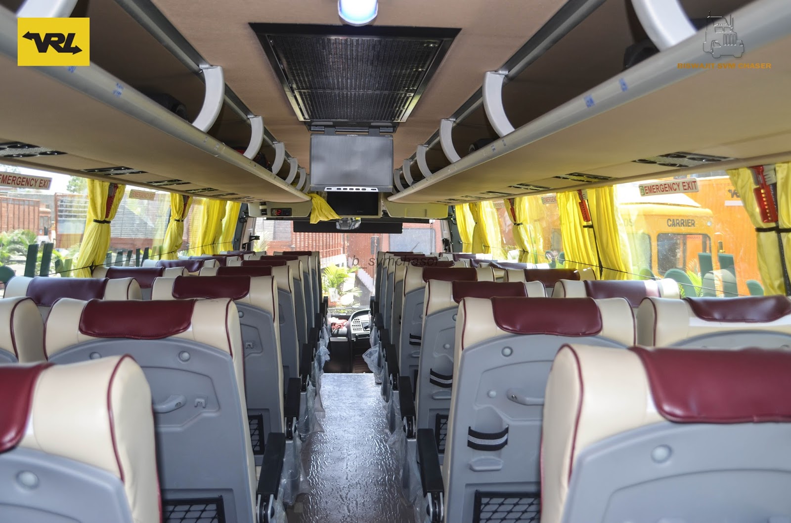 Vrl Multi Axle Volvo Bus Interiors