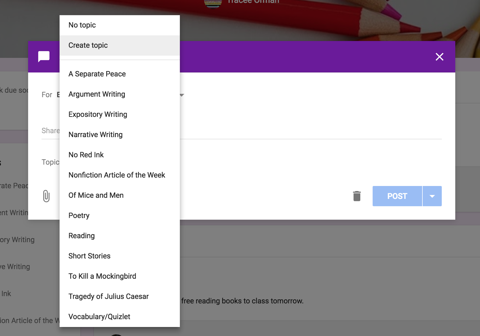 Mrs. Orman's Classroom: Creating Assignments in Google Classroom™