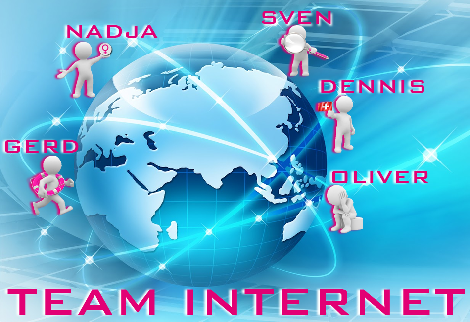 Barbaras Hochzeit: Team Internet