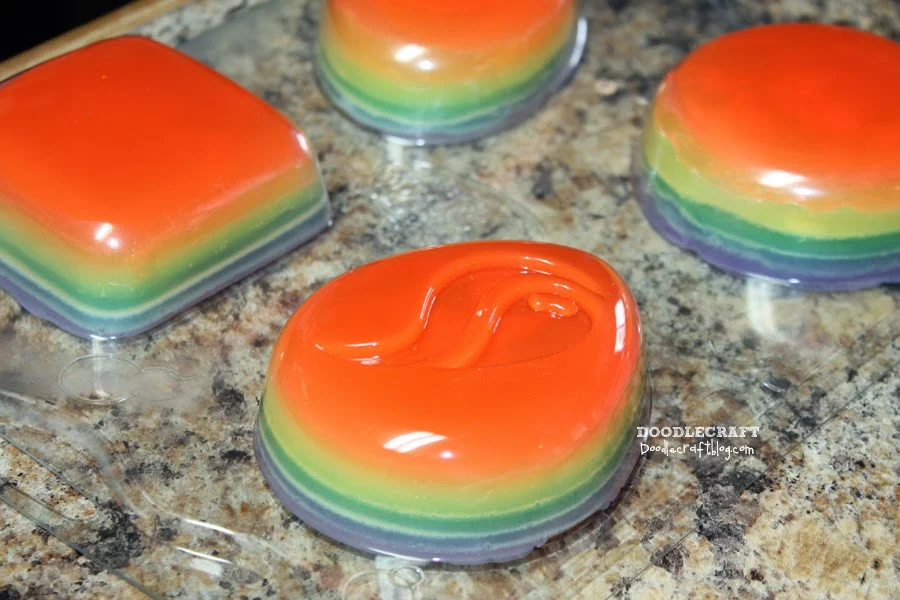 Neon Rainbow Soaps!