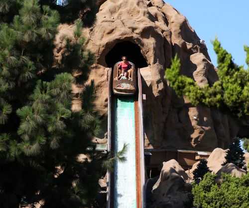 Timber Mountain Log Ride On-ride Front Seat Knotts Berry Farm!