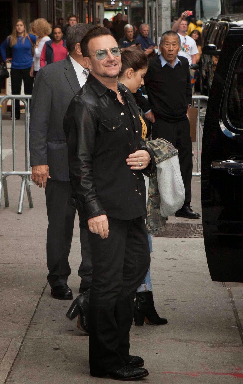 THE STARS FLOCK TO DAVID LETTERMAN SHOW