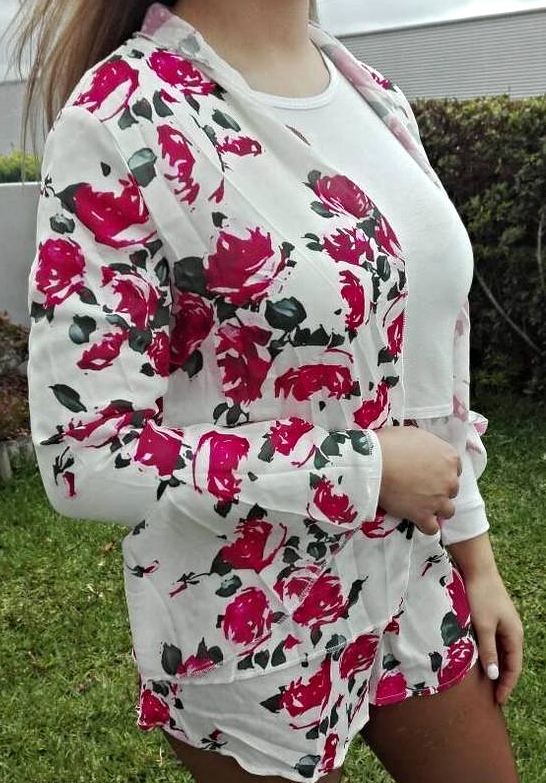 For girls: Look: Conjunto flores