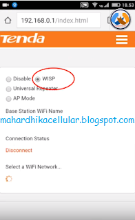 Seting tenda N301 repeater mode Wisp | Mahardhika Cellular