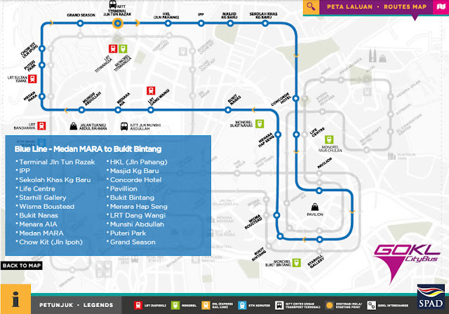 GO KL, Bus Gratis di Kuala Lumpur - Cerita Diary Pink Tian