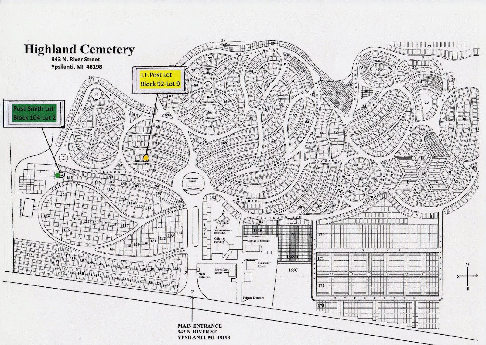 GloverSmith: ETCHED IN OLD STONE: Highland Cemetery-The Unmarked Graves