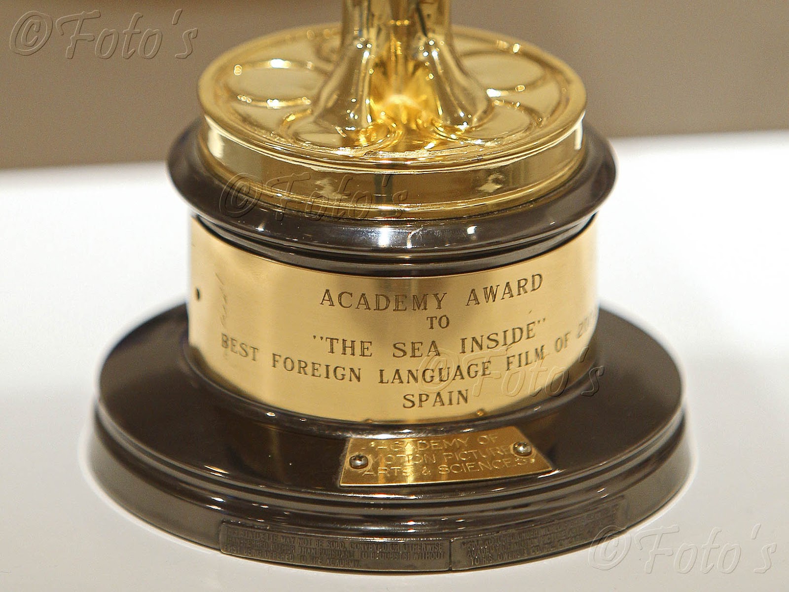 Fer-Foto: Estatuilla OSCAR