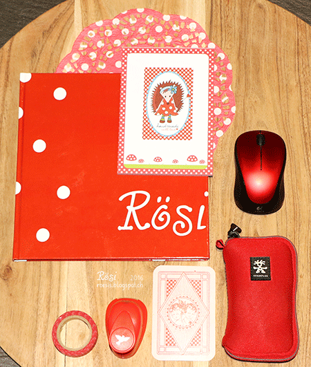 Rot-rot-rot 5-MinutenCollage