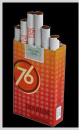 DJARUM 76 UNFILTER CLOVE CIGARETTES