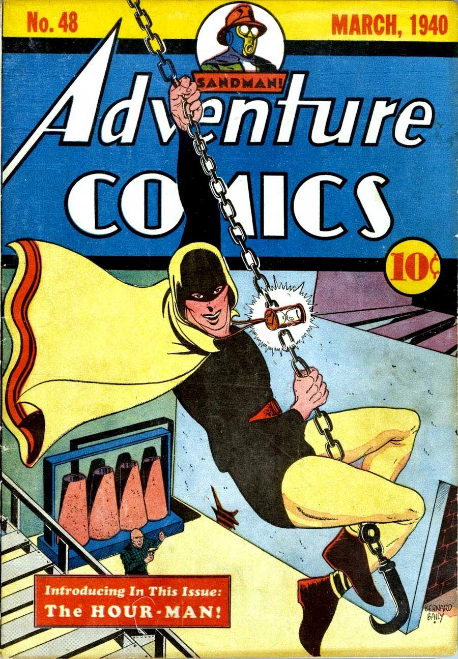 Adventure Comics #48 - 1st Hourman - Pencil Ink