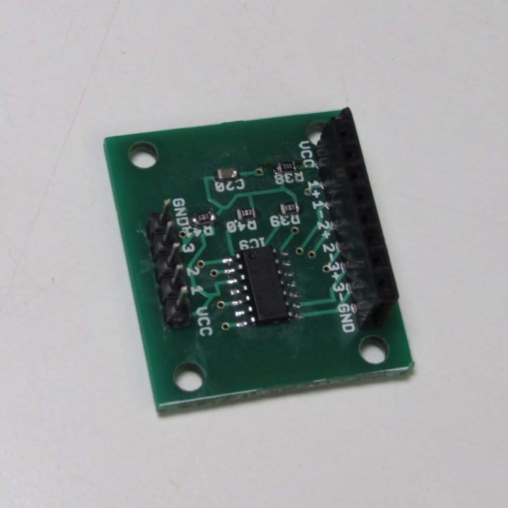 Davide Gironi blog: 4pin hall sensor adapter board