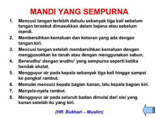 Niat Dan Istri Berhubungan Setelah Mandi Suami Haid Besar