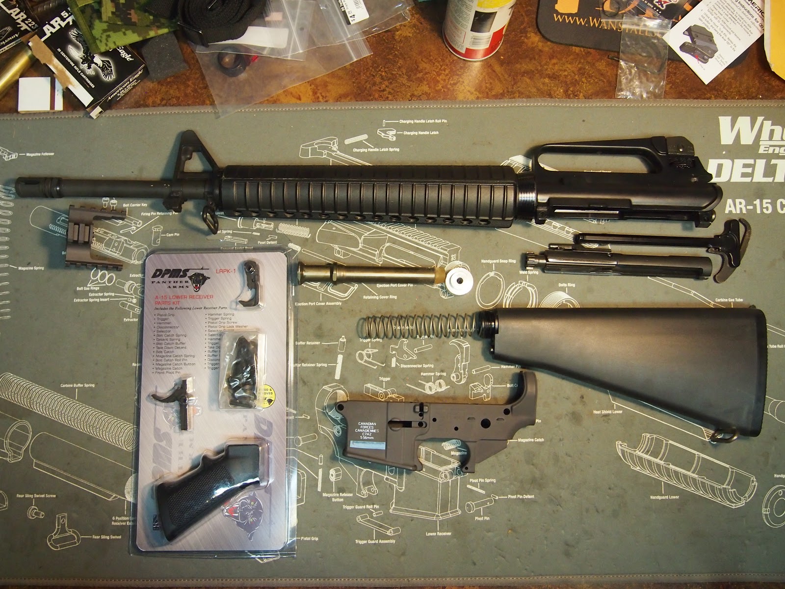 Mister Donut's Firearms Blog: C7 fixed carry handle build