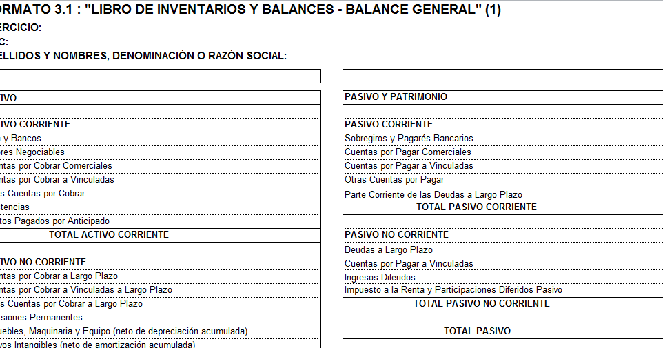 El Blog de Rodrigo Condori: LIBRO DE INVENTARIOS Y BALANCES