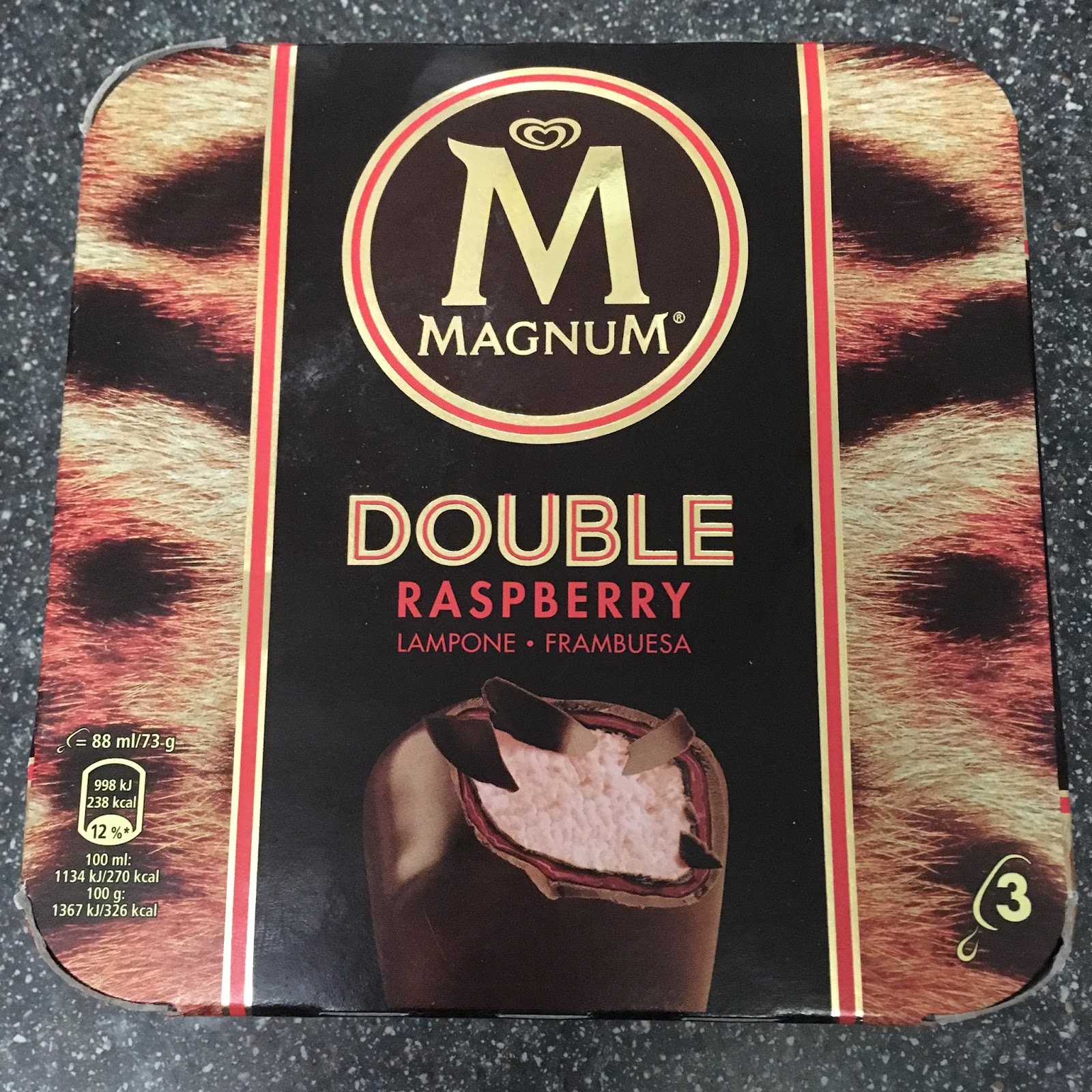 A Review A Day: Today's Review: Magnum Double Raspberry