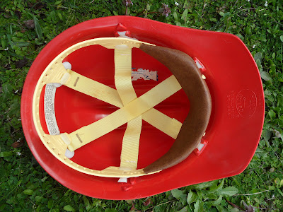 Four Bees: US Navy Hard Hat, Officer's Model, dated 1978, "Hard Boiled ...