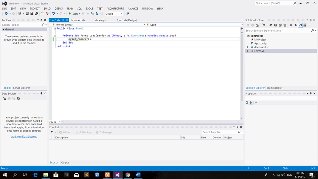 Visual Basic 2012 connecting MySQL Database ~ Klase Notes Visual Basic 2012 connecting MySQL Database ~ Klase Notes
