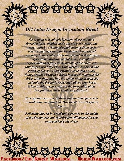 Crone Cronicles: Old Latin Dragon Invocation Ritual