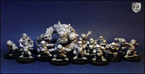 Halfling House: New Bloodbowl Halflings from Willy Miniatures